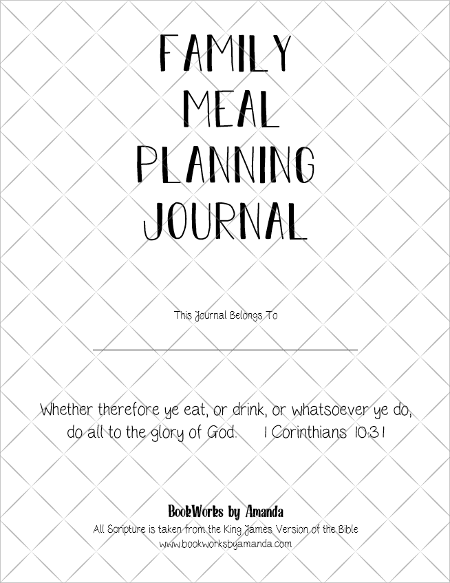 meal-planner-cover-page – BookWorks by Amanda